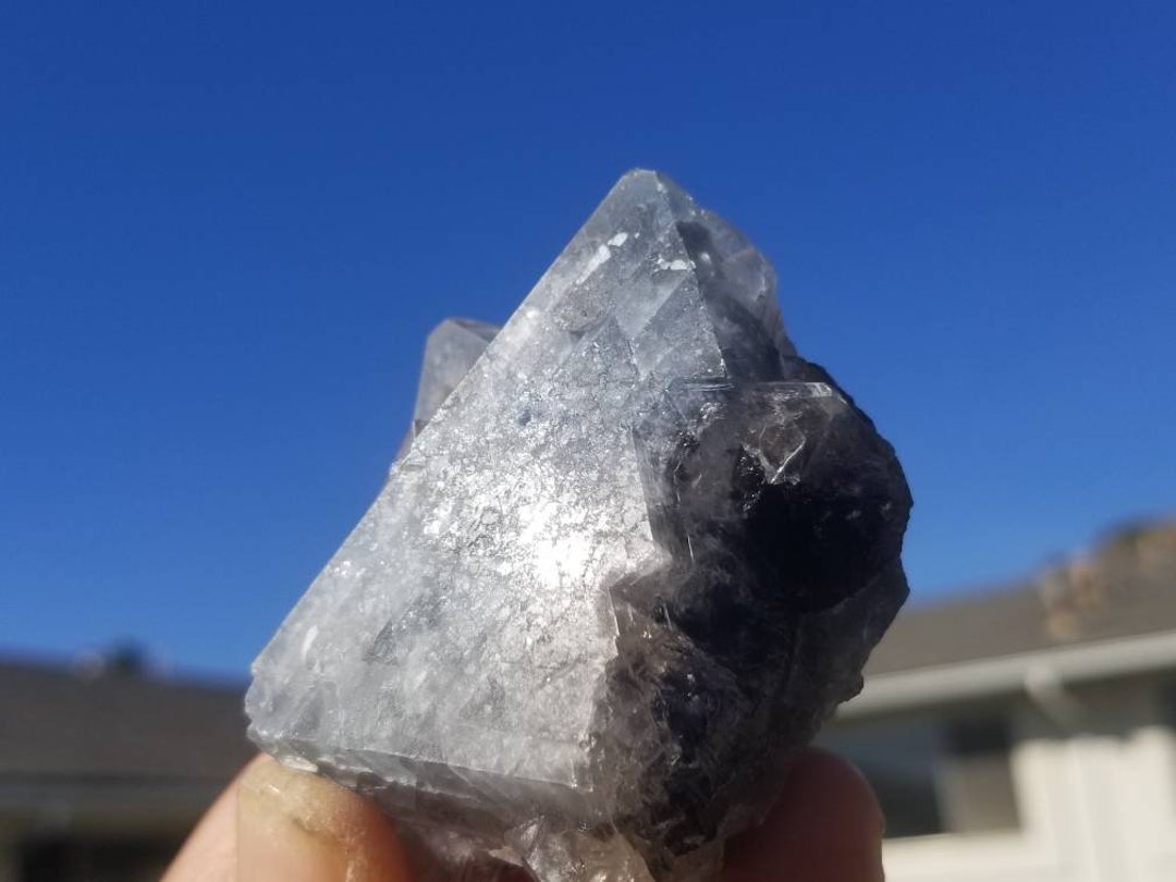 Museum Quality Massive Single Deep Blue Terminated Fluorite Crystal 163 ...