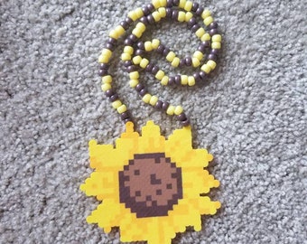 Sunflower Perler Beads - Etsy