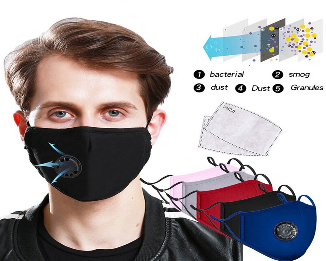 Man Face Mask, Mask for Man, Face Mask Man, Vent Mask With Respirator ...