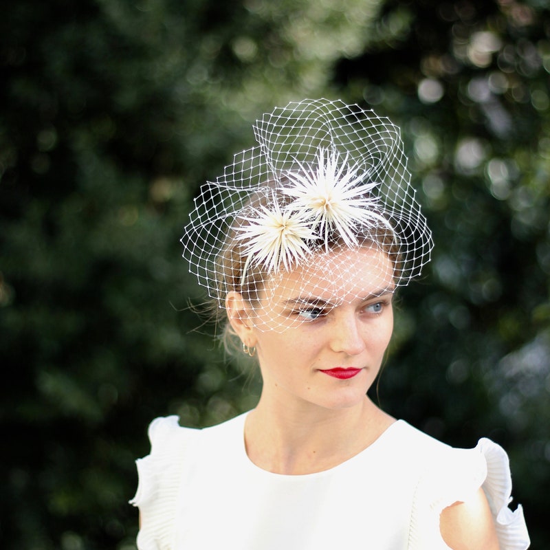 Veil Fascinator - Etsy