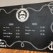 Customised Menu Boards Blackboards Chalkboards Hand Drawn Hand - Etsy