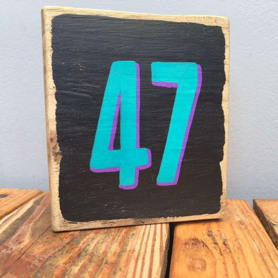 Handmade Custom Number Signs House Numbers Table Numbers | Etsy