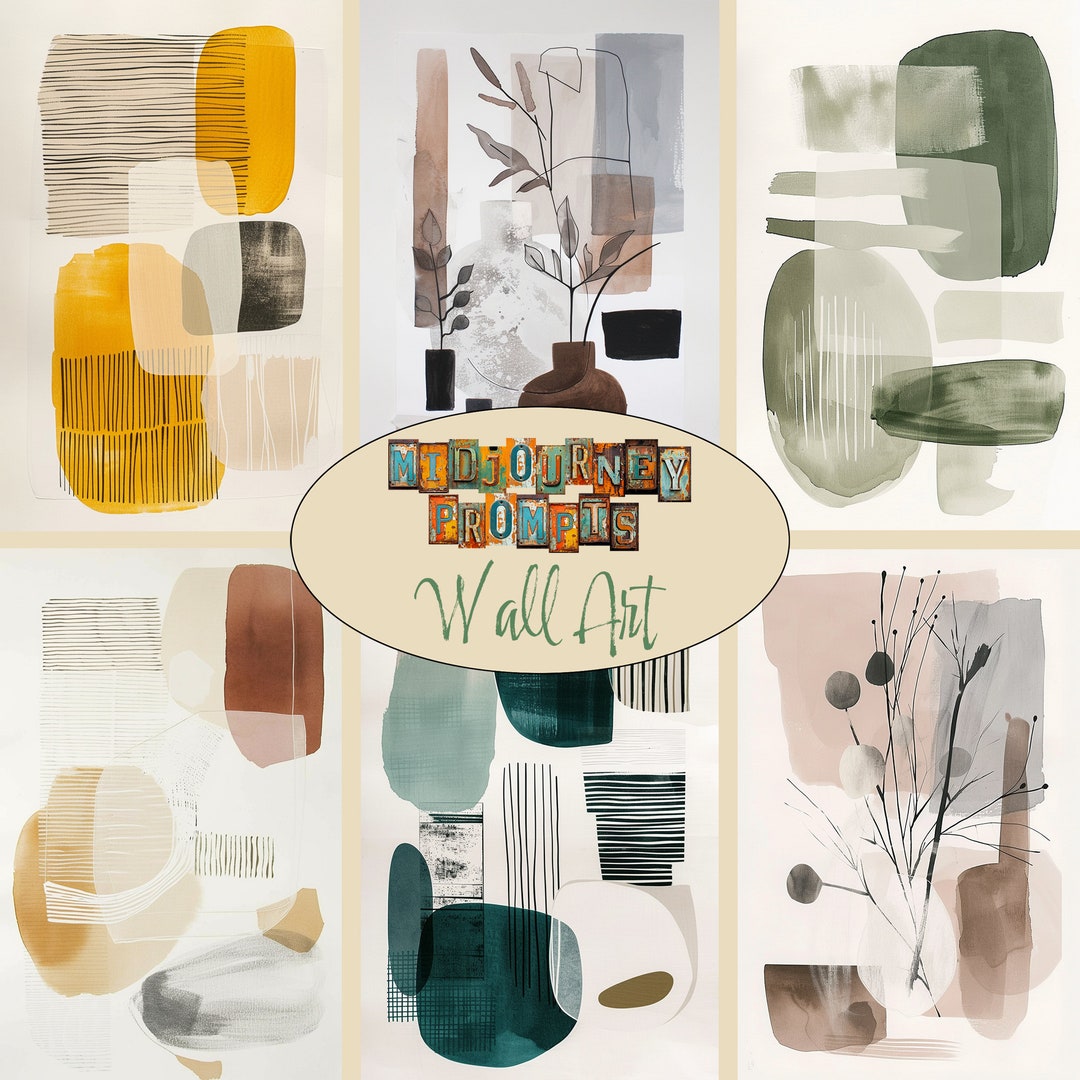 Midjourney Prompts Japandi Wall Art to Help You Create Images to ...