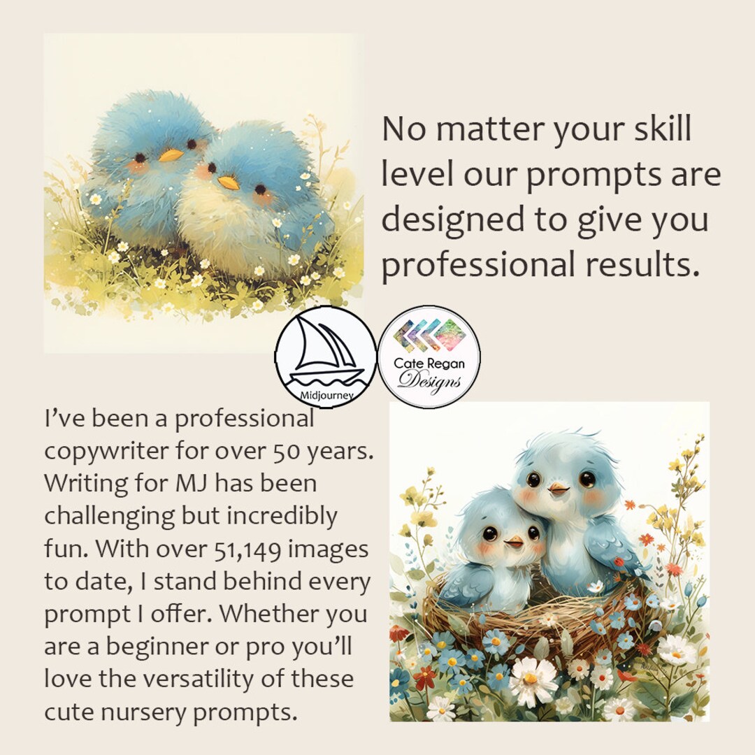 Midjourney Prompts Whimsical Nursery Clipart, Professionally Written to ...