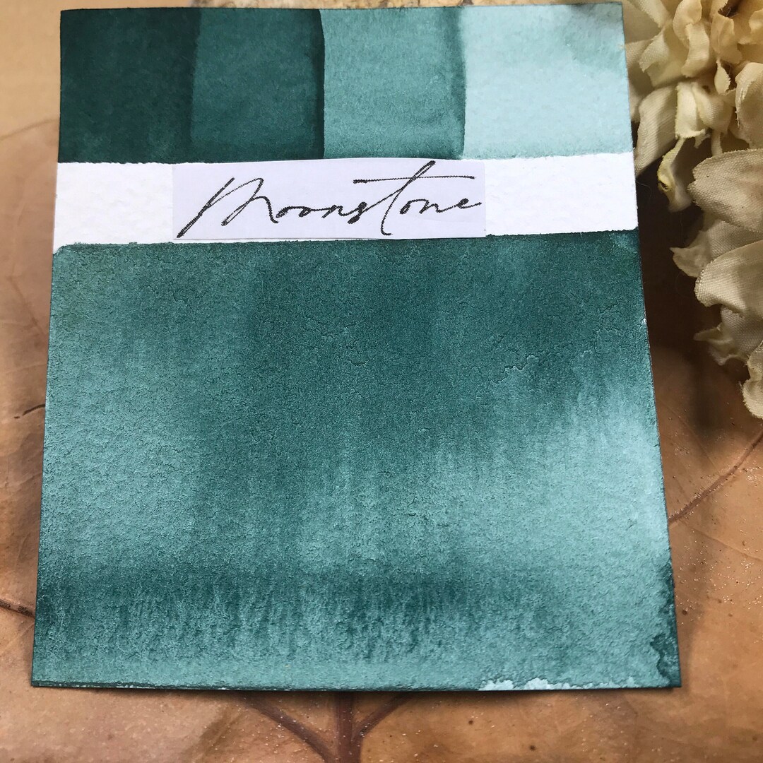 Watercolor Paint Handmade MOONSTONE DEEP Traditional Half Pan ...