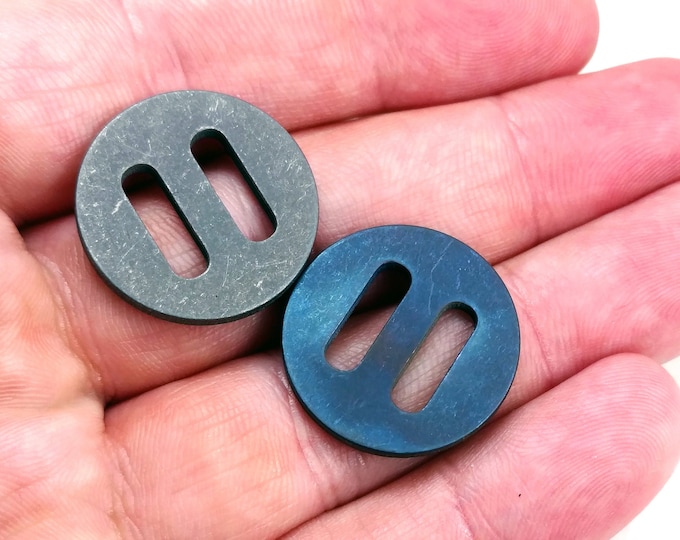 10 Titanium Custom Buttons, Metal Buttons, Shirt Button, Coat & Jeans ...