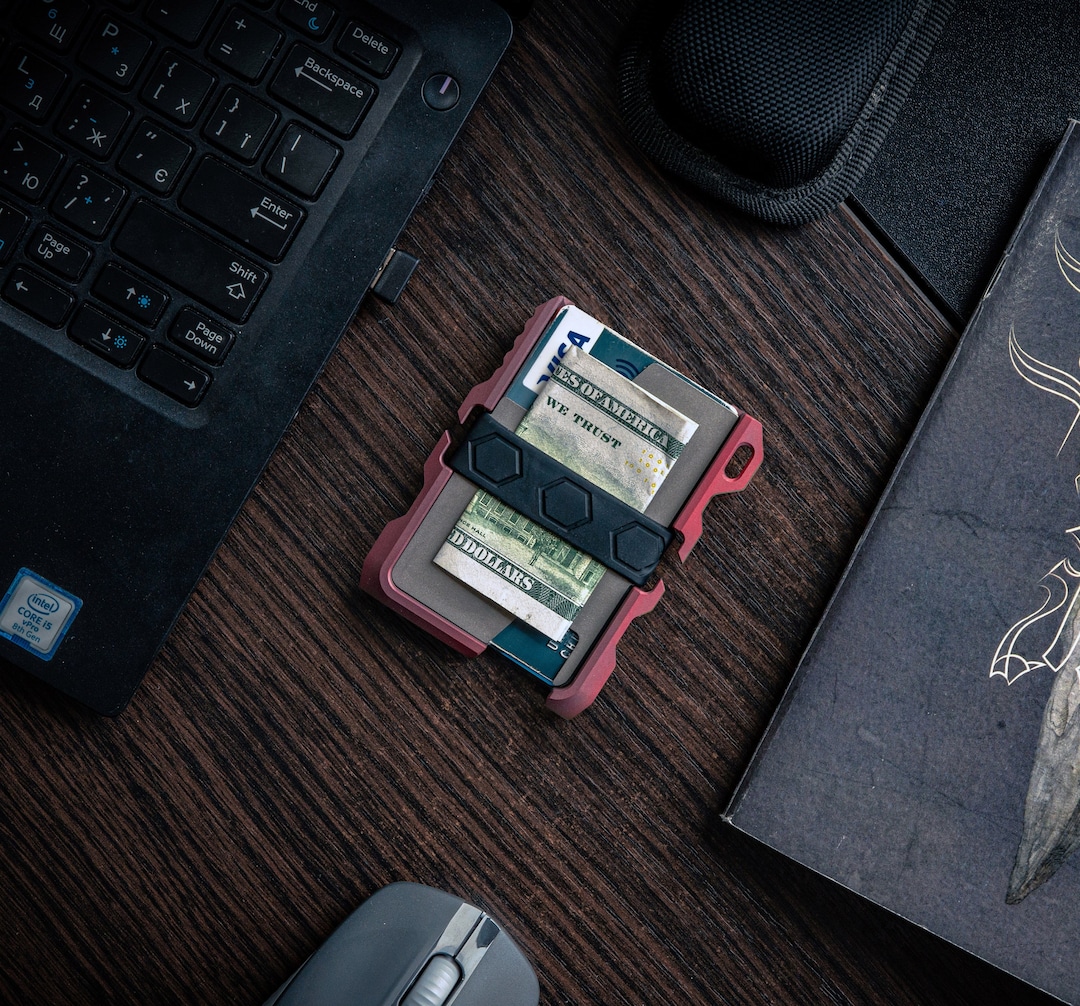 Tactical EDC Minimalist Slim Wallet by CALTI, RFID Protect, Mens Wallet ...