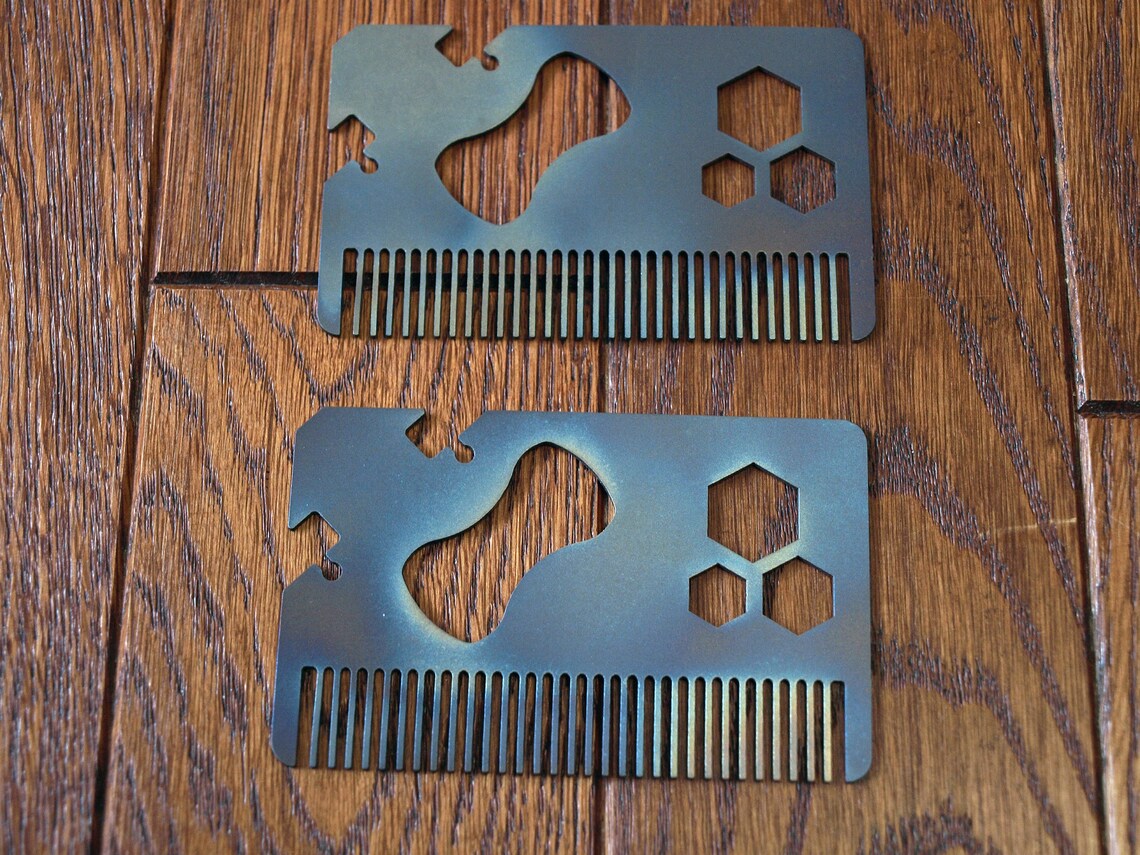 Titanium Multitool Mustache Comb From Calti, Edc Tool, Tactical Tool ...