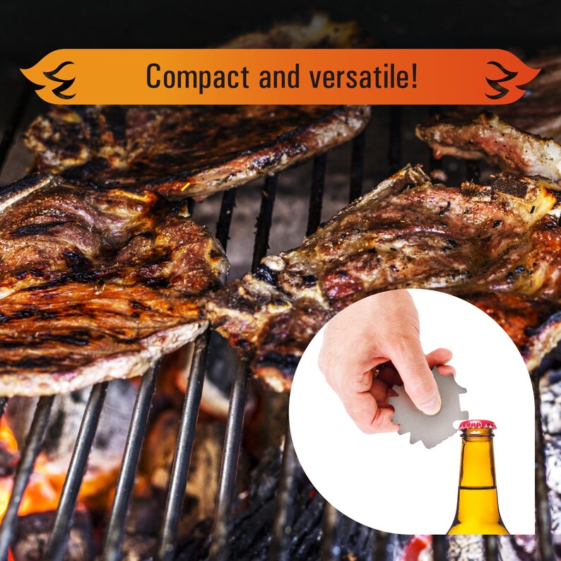 Titanium Grill Scraper Grill Tool Grill Scraper Camping - Etsy