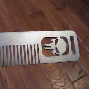 Titanium Middle Travel Comb From Calti, Edc Tool, Edc, Every Day Carry ...
