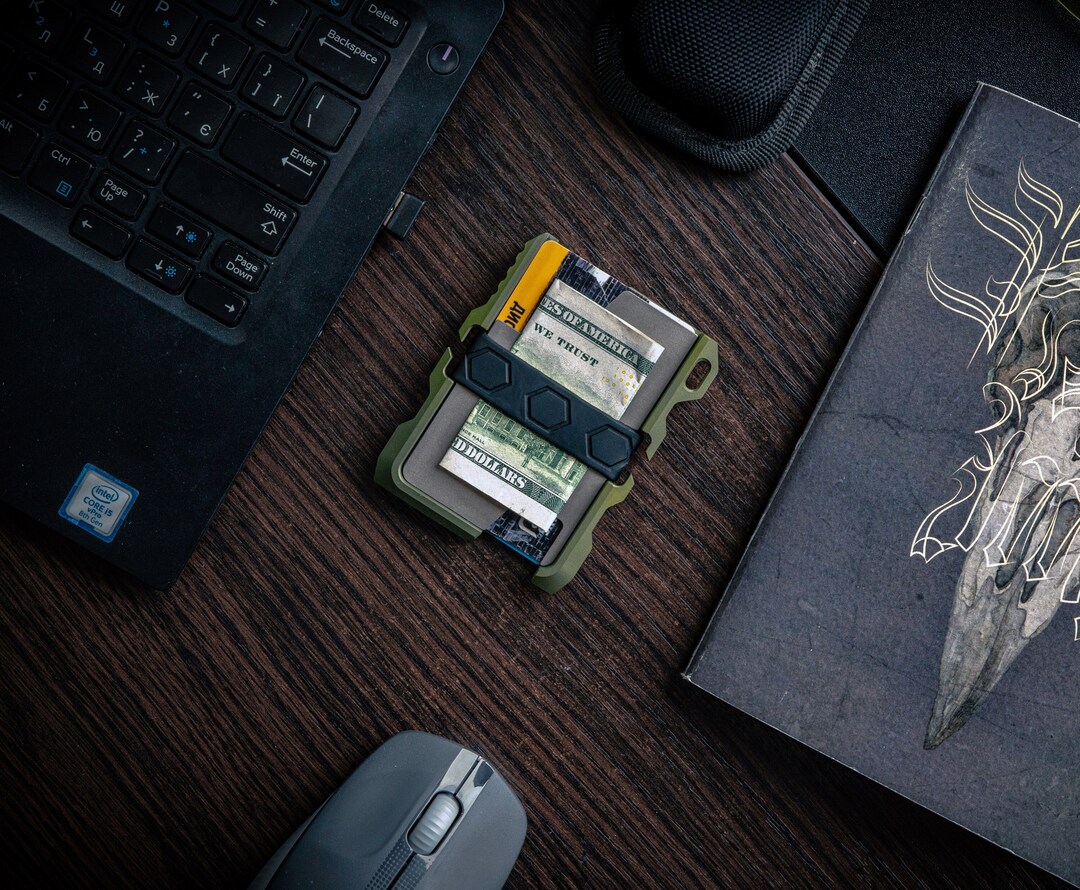 Tactical EDC Minimalist Slim Wallet by CALTI, RFID Protect, Mens Wallet ...