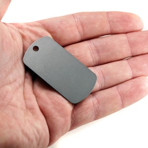 Personalized Titanium Badge: Hypoallergenic, Strong, Lightweight, and ...