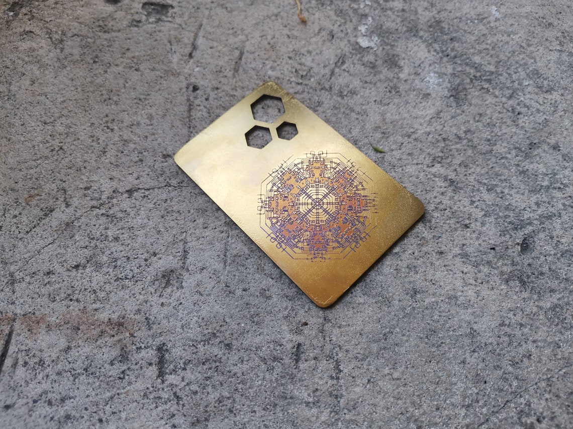 Custom Titanium RFID Blocking Card, EDC Multi Tool - Etsy