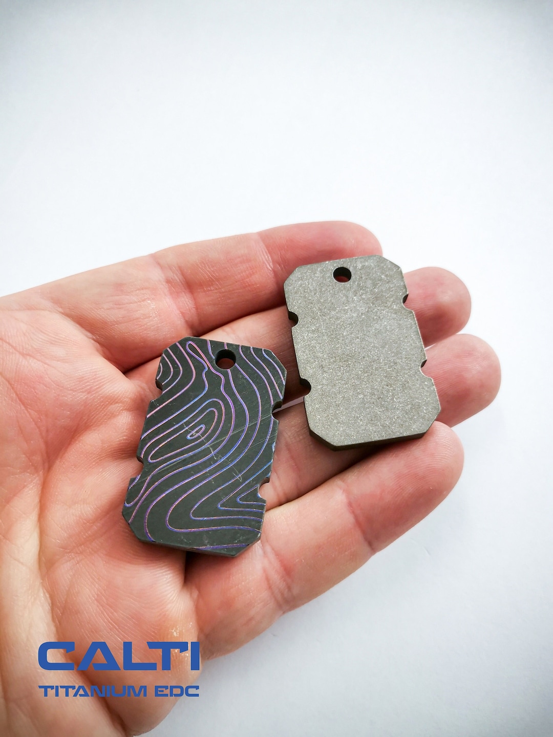 Engraved Titanium Tag: Military, Pet, Medical Alert Badge - Etsy