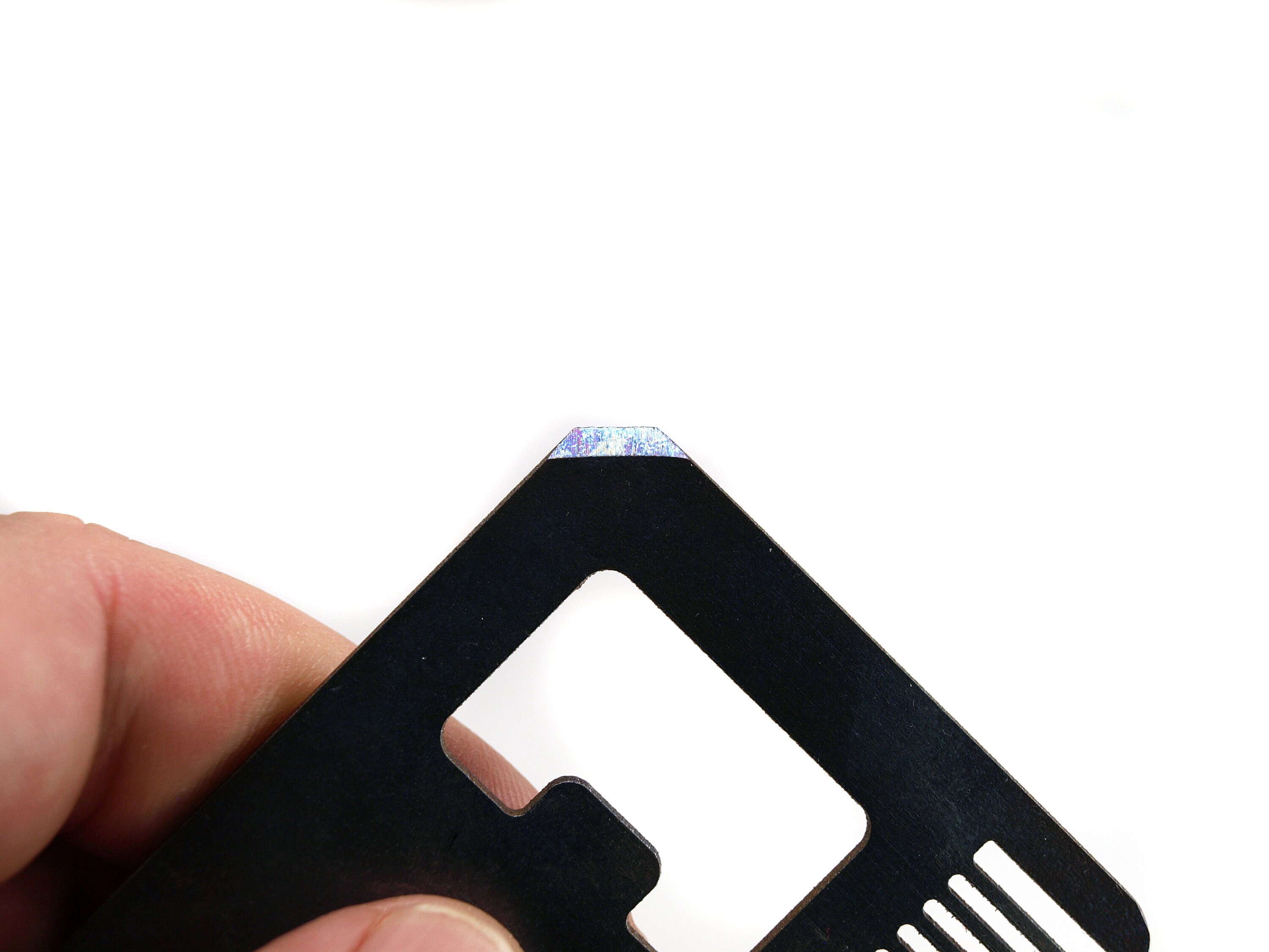 Titanium Card Size Mustache Comb From Calti Edc Tool - Etsy