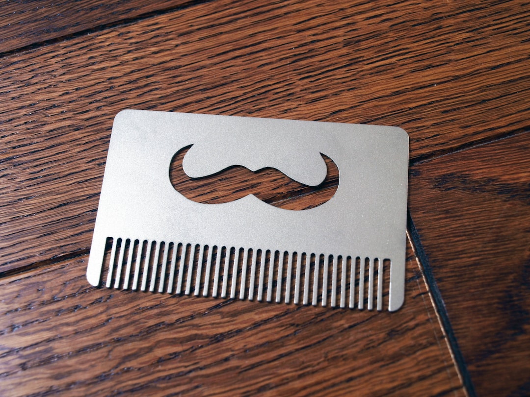Titanium Mustache Comb From Calti, Edc Tool, Tactical Tool, Edc, Every ...