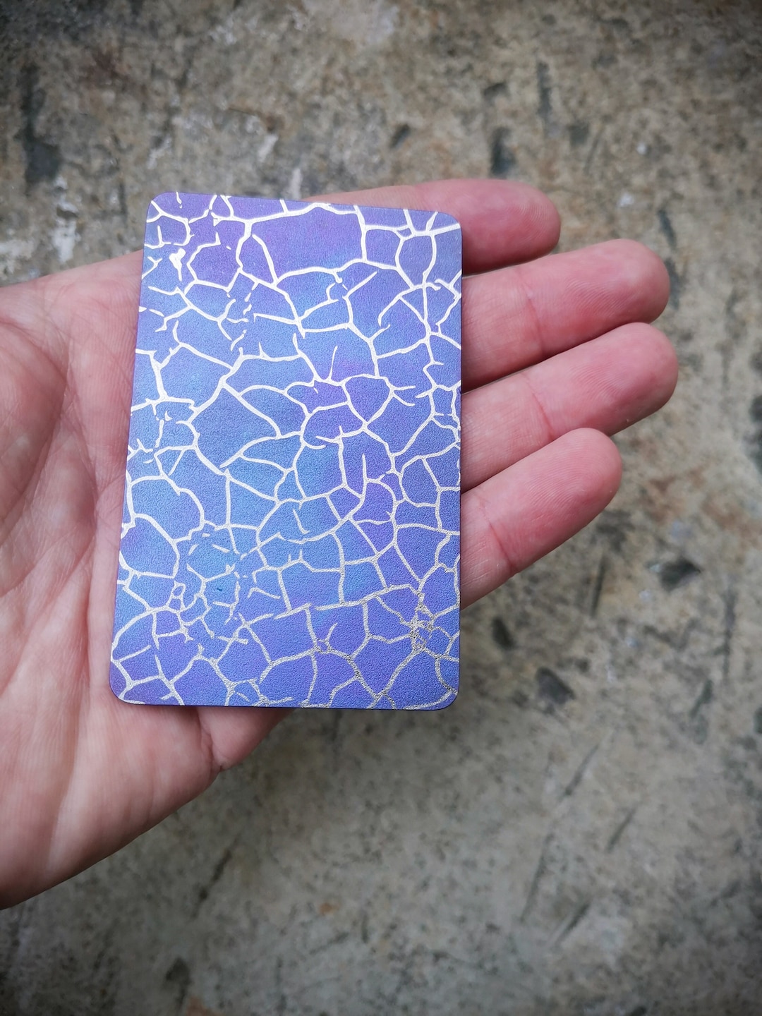 Custom Titanium RFID Blocking Card, Splash Anodized Finish - Etsy
