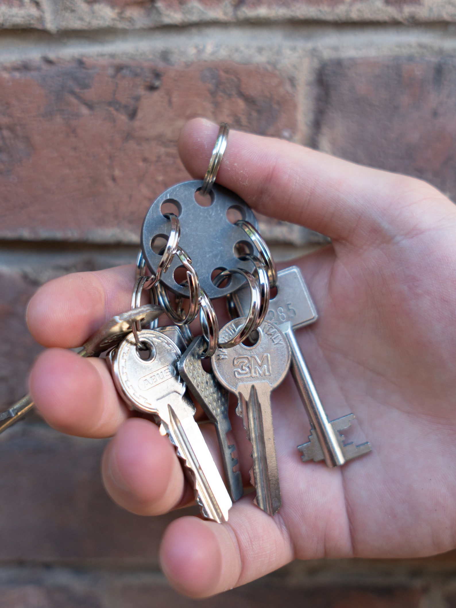 Titanium Key Organizer Keyholder Military Tag Hypoalergic | Etsy