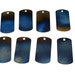 Set of 10 Titanium Tag Military Badge Military Hypoalergic - Etsy