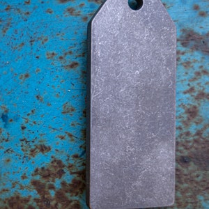 Titanium Keychain, Military Badge, Hypoallergenic Engraved Tag - Etsy