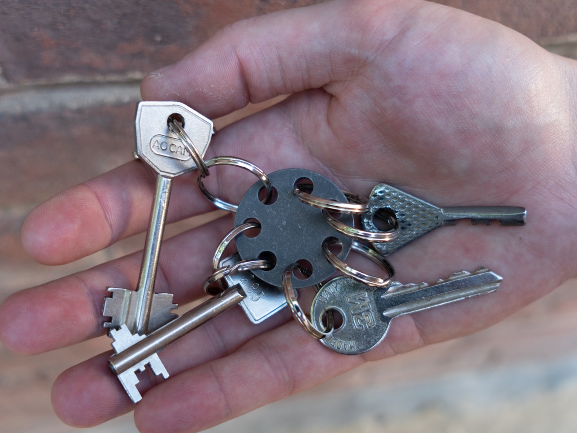 Titanium Key Organizer Keyholder Military Tag Hypoalergic | Etsy