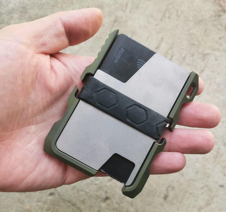 Tactical EDC Minimalist Slim Wallet by CALTI RFID Protect | Etsy
