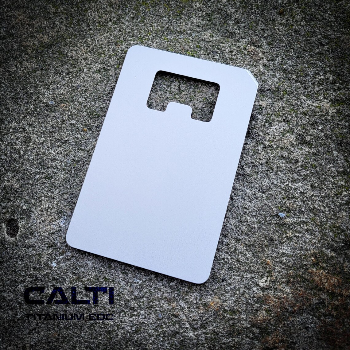 Titanium RFID Blocking Card From Calti, Edc, Every Day Carry, Titanium ...