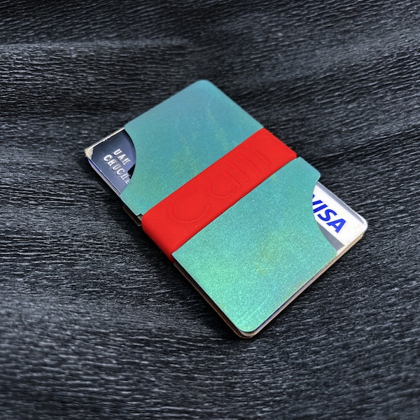 Titanium Wallet - Etsy