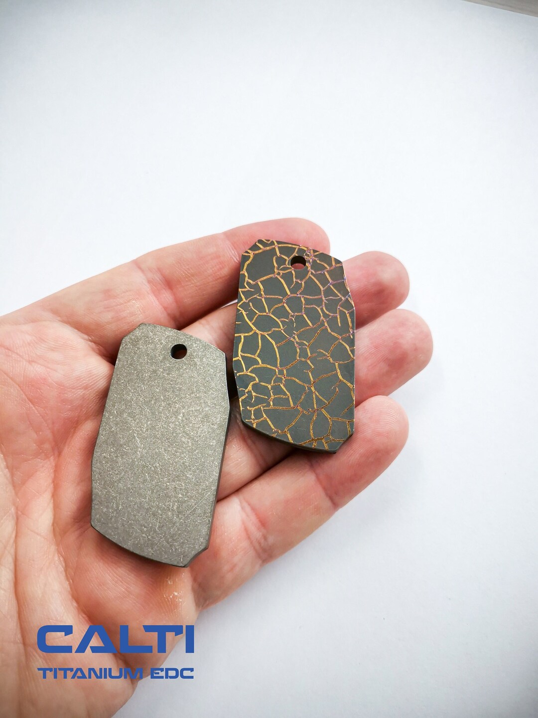 Thick Titanium Tag: Military Badge, Pet ID, Medical Alert - Etsy