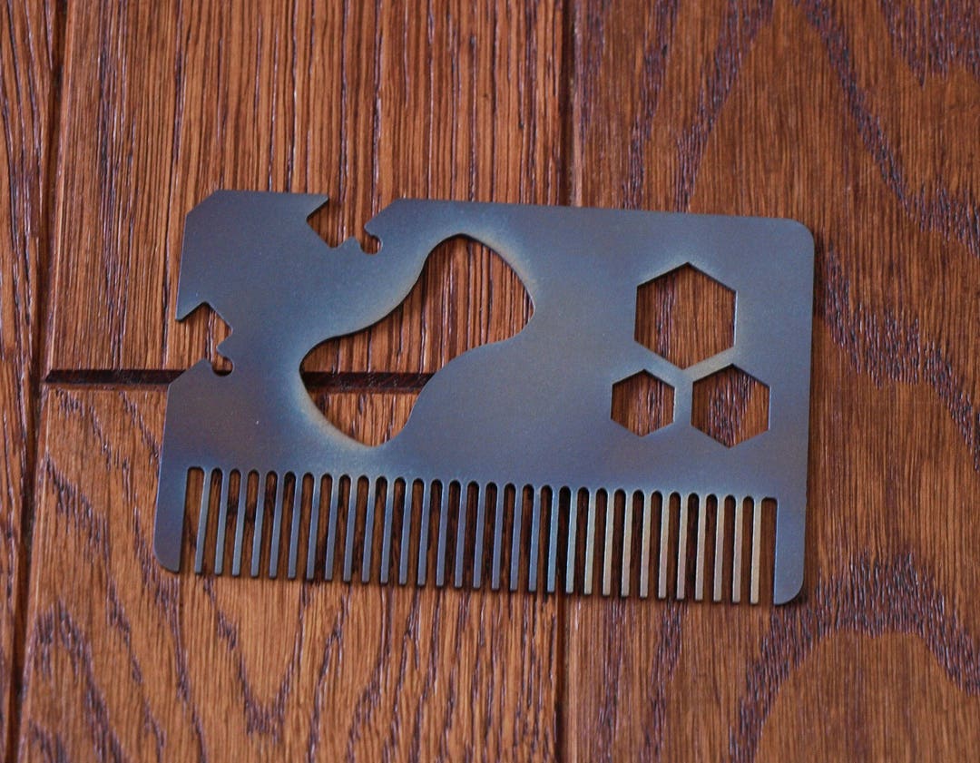 Titanium Multitool Mustache Comb From Calti, Edc Tool, Tactical Tool ...