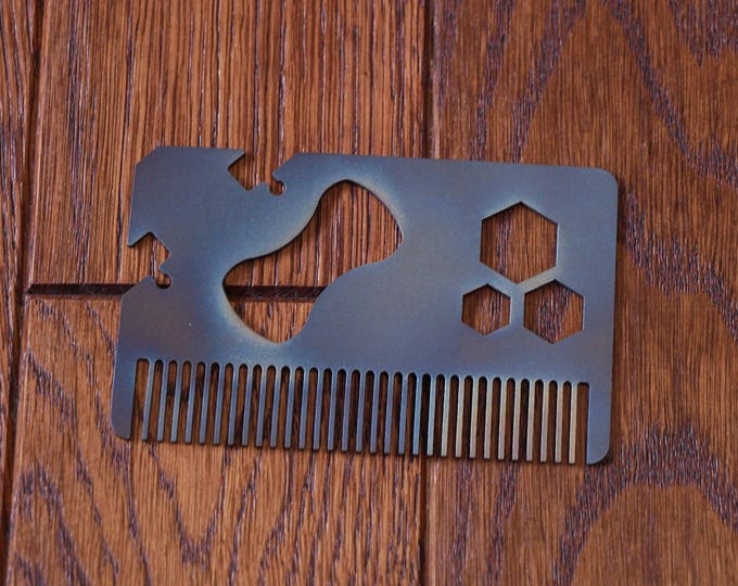 Titanium Multitool Mustache Comb From Calti, Edc Tool, Tactical Tool ...
