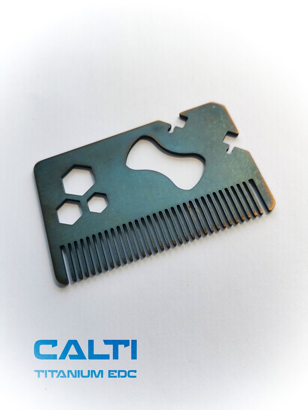 Custom Titanium Multitool Mustache Comb Edc Tool Tactical - Etsy