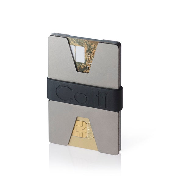 Titanium Wallet - Etsy