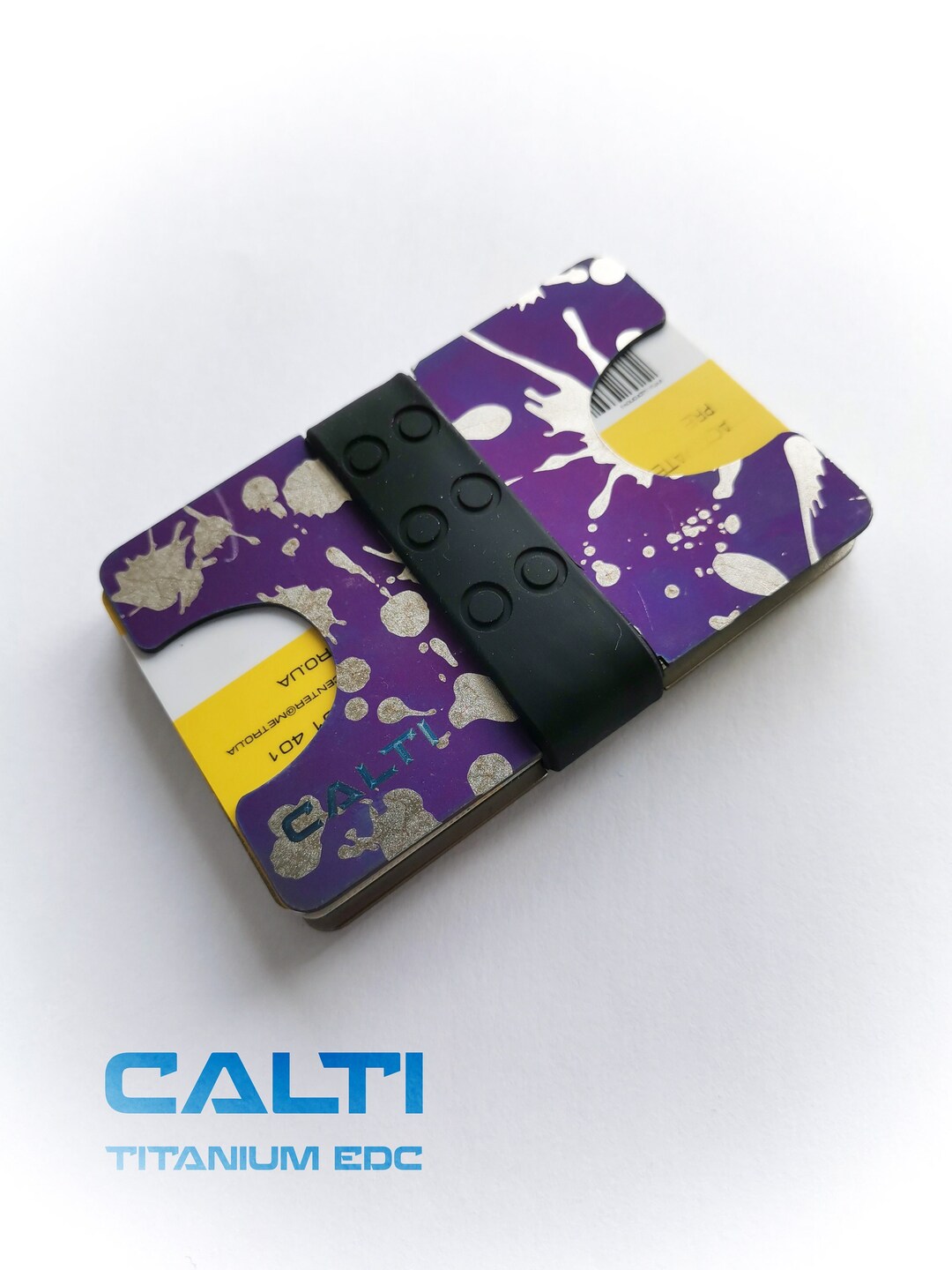 Custom Anodized Titanium Minimalist Wallet: RFID Blocking Cardholder - Etsy