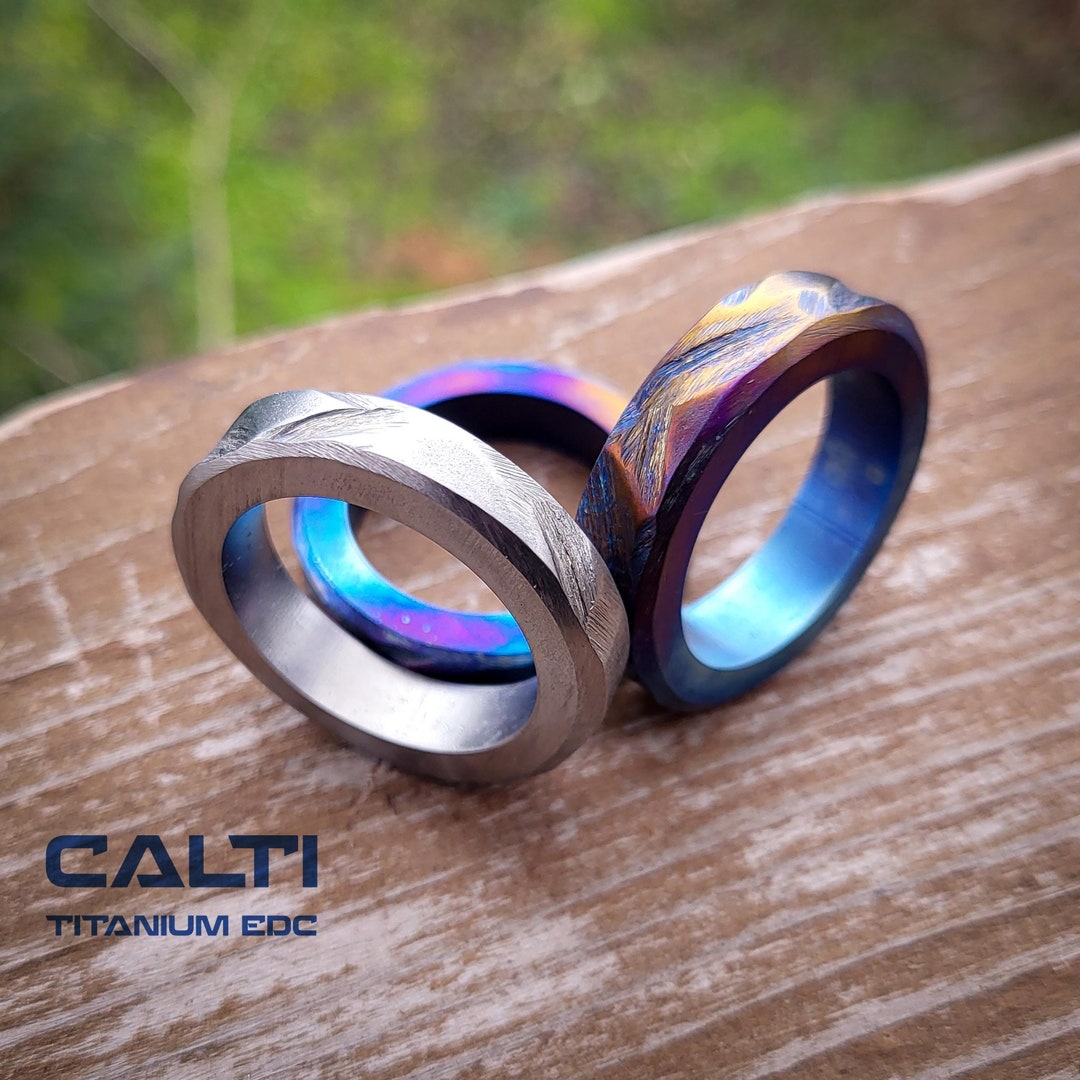 Custom Titanium Keychain Ring: Handcrafted EDC, Lightweight, Rustproof ...