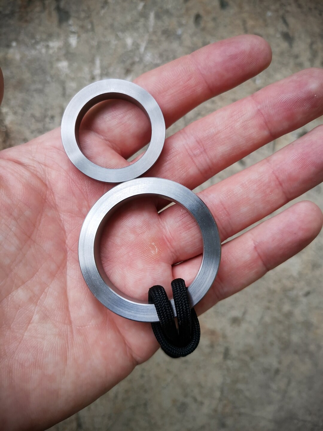 Titanium Key Ring 36 and 42mm, Titanium EDC, Keychain Ring, Lanyard ...