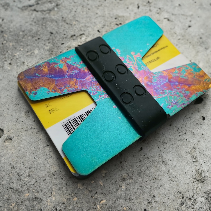 Titanium Wallet - Etsy