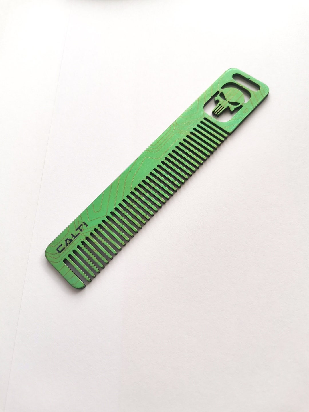 Custom Titanium Middle Travel Comb From Calti, Edc Tool, Edc, Every Day ...