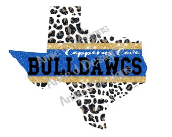Copperas Cove Bulldawgs - Etsy
