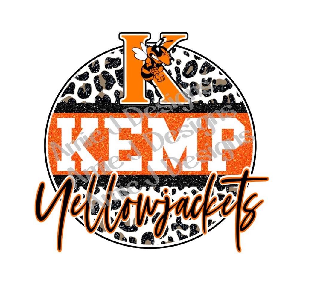 Kemp Yellowjackets Texas Mascot Version Glitter Texas PNG - Etsy Singapore