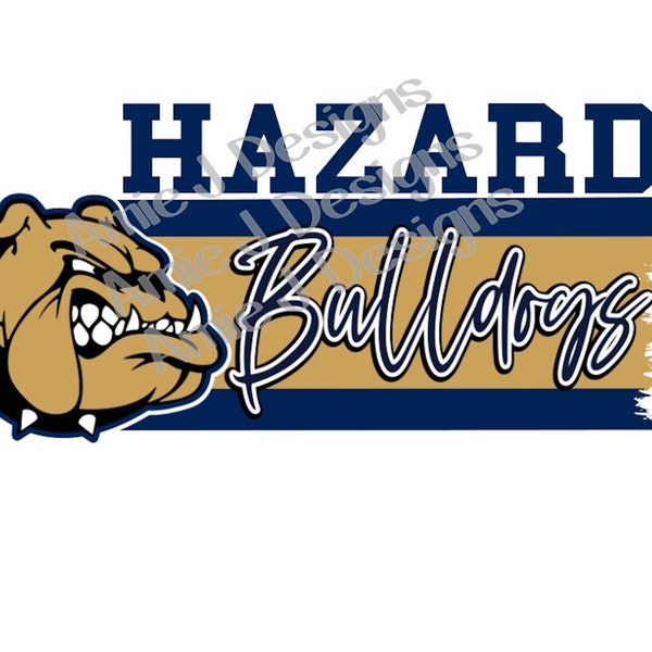 Hazard Bulldogs Png - Etsy