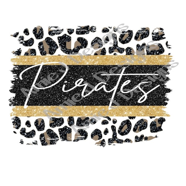Pirates Black and Gold Png - Etsy