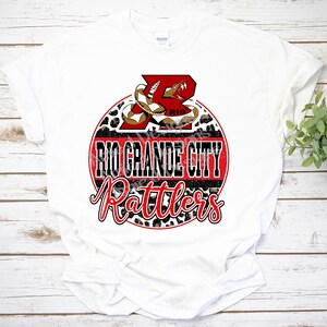 Rio Grande City Rattlers Mascot Glitter Circle Texas PNG Sublimation ...
