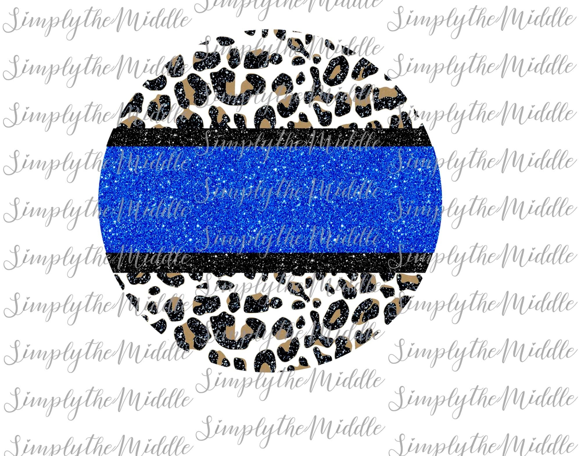 Art & Collectibles digital download transparent background Blue Leopard ...