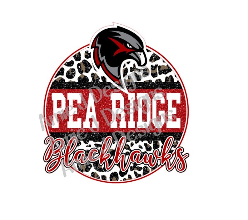 Pea Ridge Blackhawks Mascot Version Glitter Arkansas PNG - Etsy