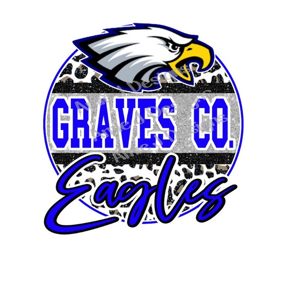Graves County Eagle Png - Etsy