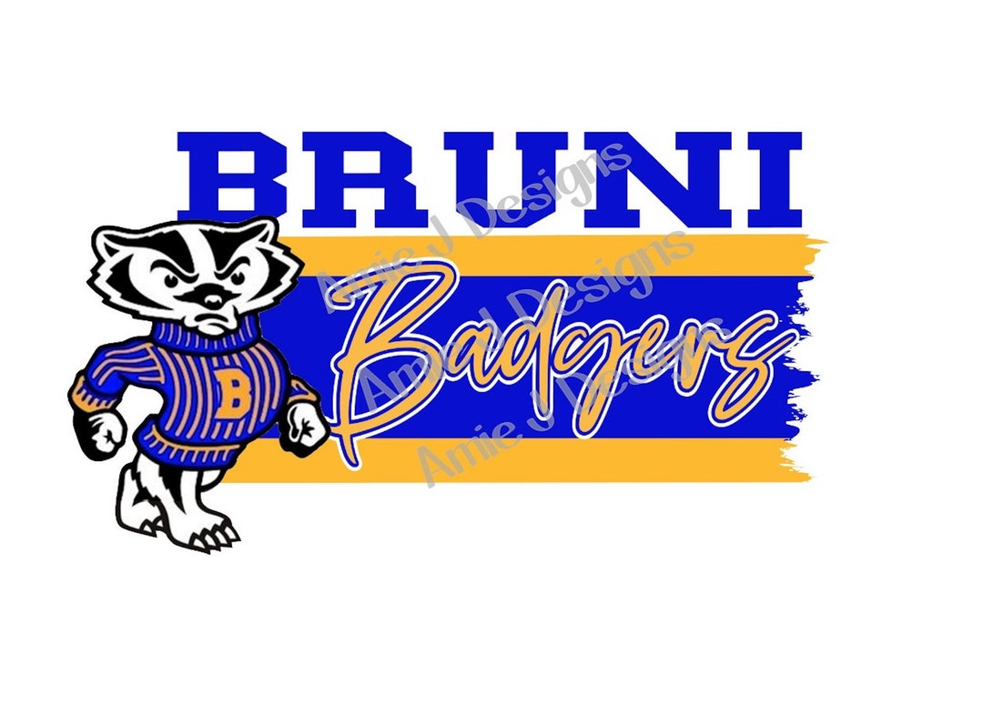 Bruni Badgers Jagged Mascot Texas PNG Sublimation Design - Etsy
