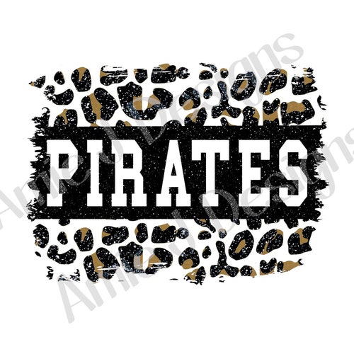 Sublimation Leopard Print Border Pirates Design PNG - Etsy