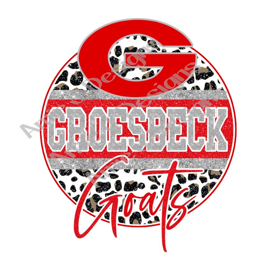 Groesbeck Goats Mascot Version Glitter Texas PNG Sublimation - Etsy