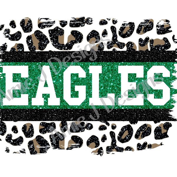 Eagles Leopard Print Svg - Etsy